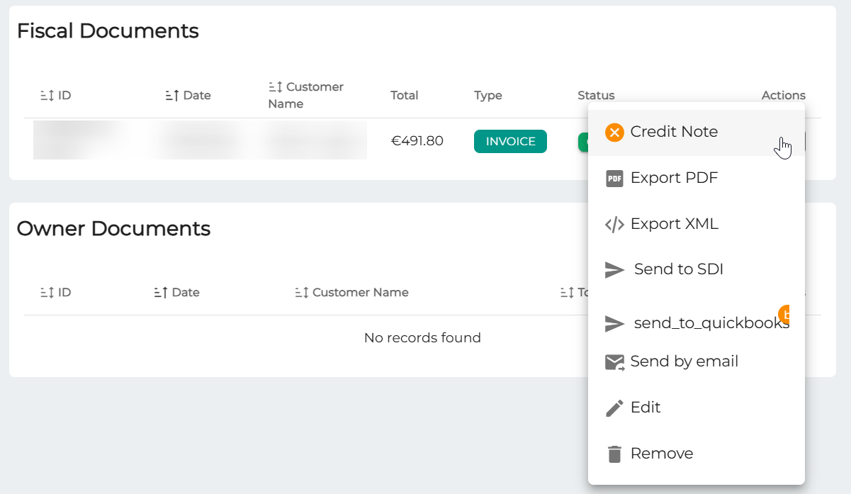 Issuing a Credit Note – CiaoBooking