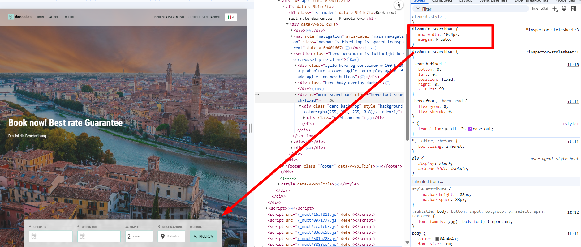 CSS Customisation Guide for the Booking Engine – Smartpms